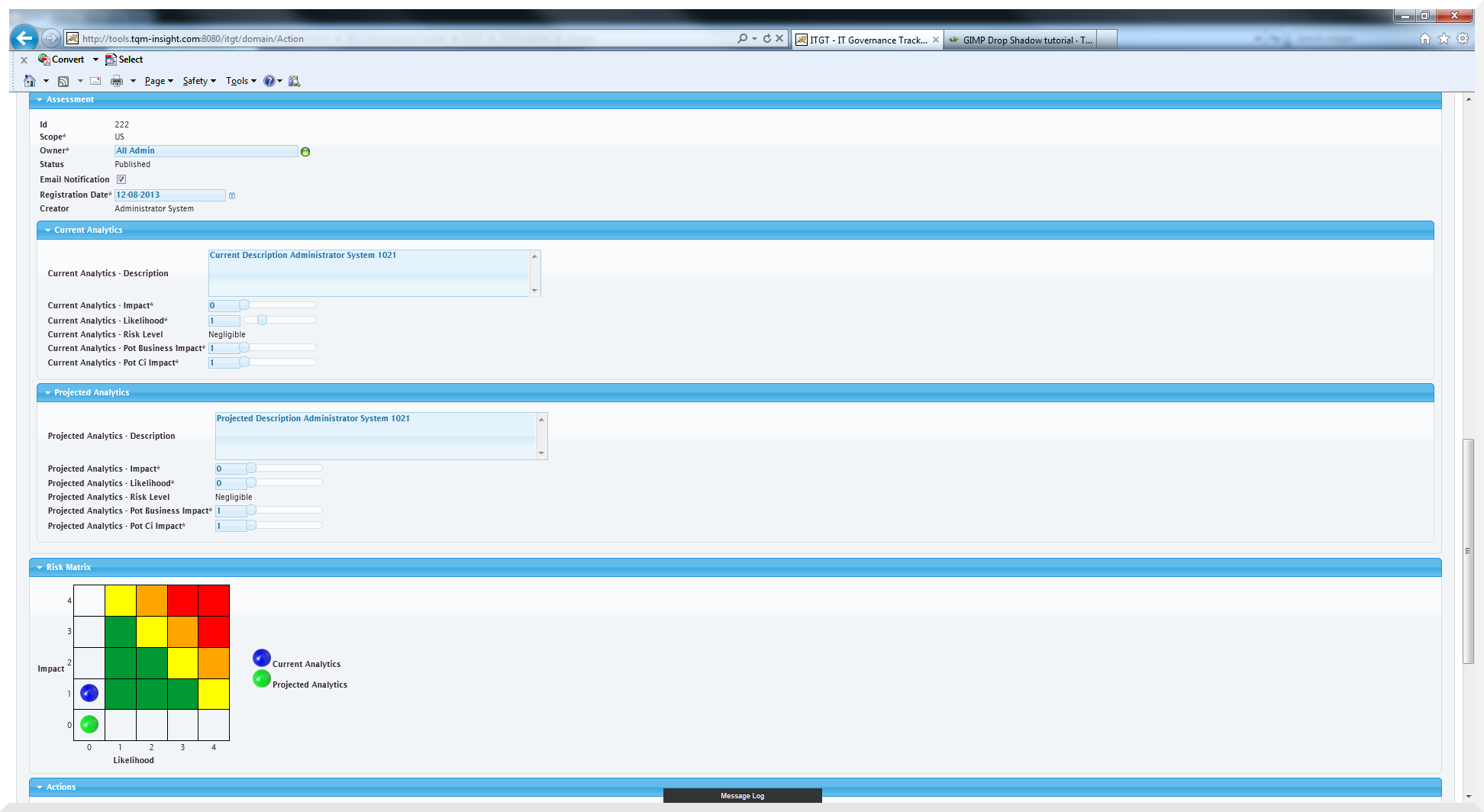 IT Governance Tracker