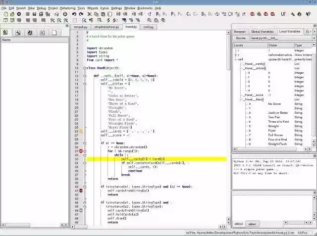Eric Integrated Development Environment