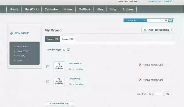NetworX-Social Media, Community Building
