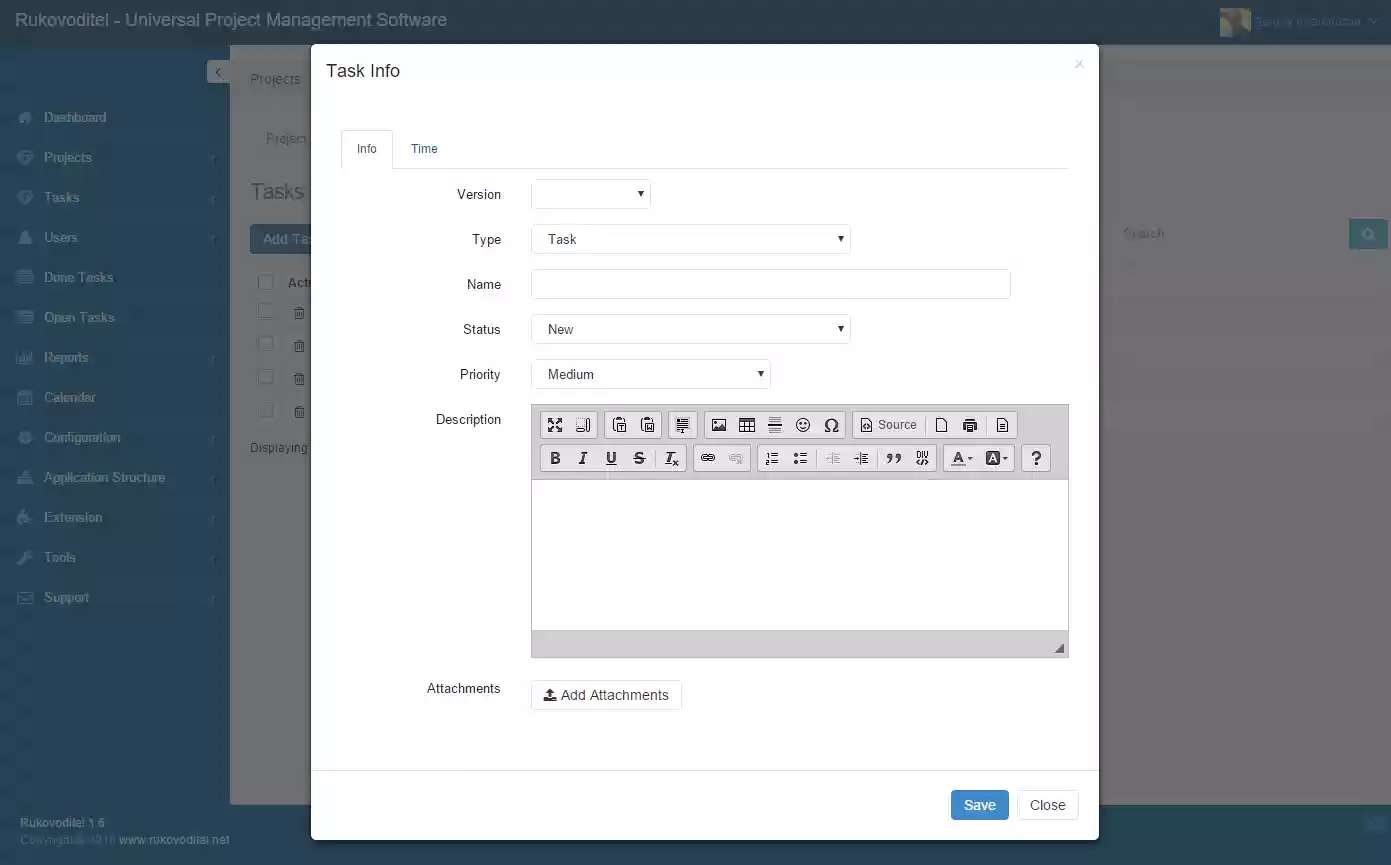 Rukovoditel - Project Management/CRM