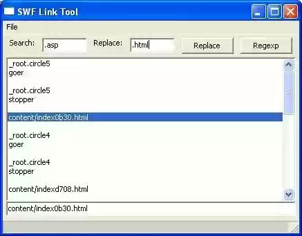 SWF Link Tool