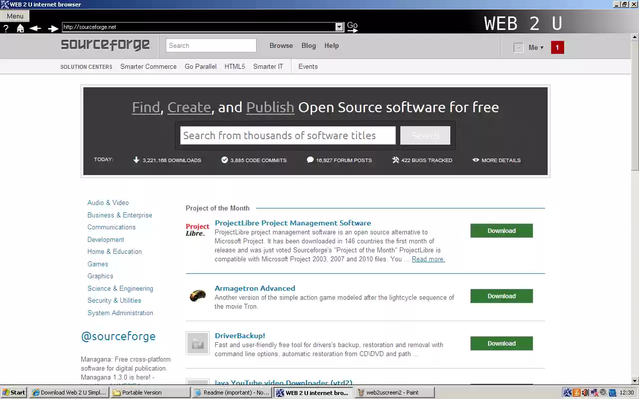 Web 2 U Simple Fast Web Browser